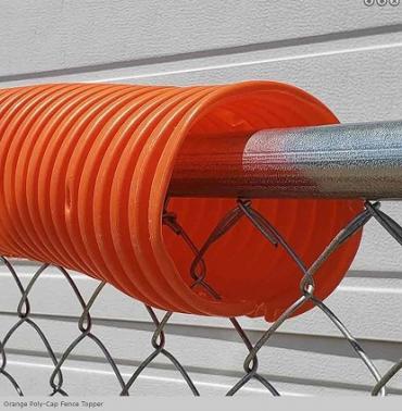 Poly-Cap Fence Toppers | Chain-Link Fence Guards for Ballparks - PYT Sports